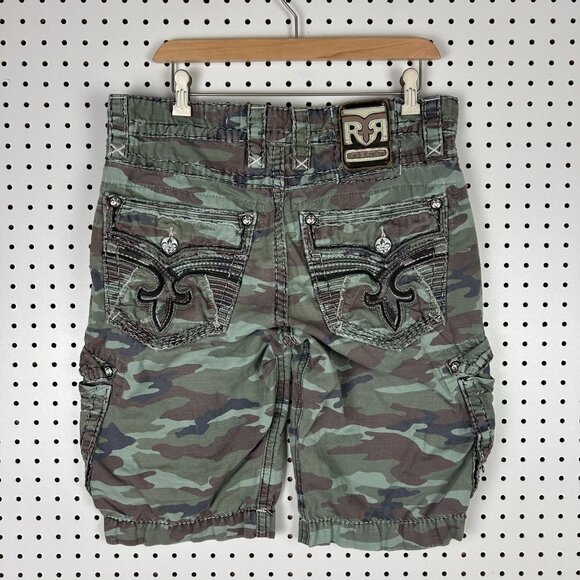 Rock Revival | Shorts | Rock Revival Camo Cargo Shorts Size 32 ...